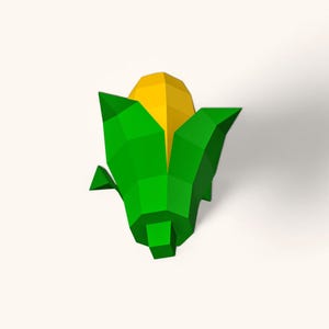 DIY Papercraft Maize Corn,papercraft Corn Favor,papercraft Maize Favor ...