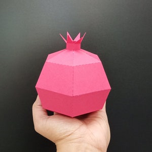 Papercraft Pomegranate Pattern, Party Decoration (digital Download) - Etsy