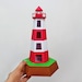 DIY Papercraft Lighthouse,3d Lowpoly Papercraft,lighthouse Svg ...