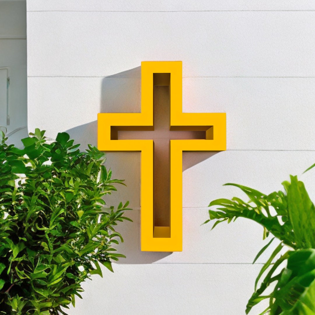 DIY Papercraft Cross Wall Decor, Christmas Wall Art, Christmas Decor ...