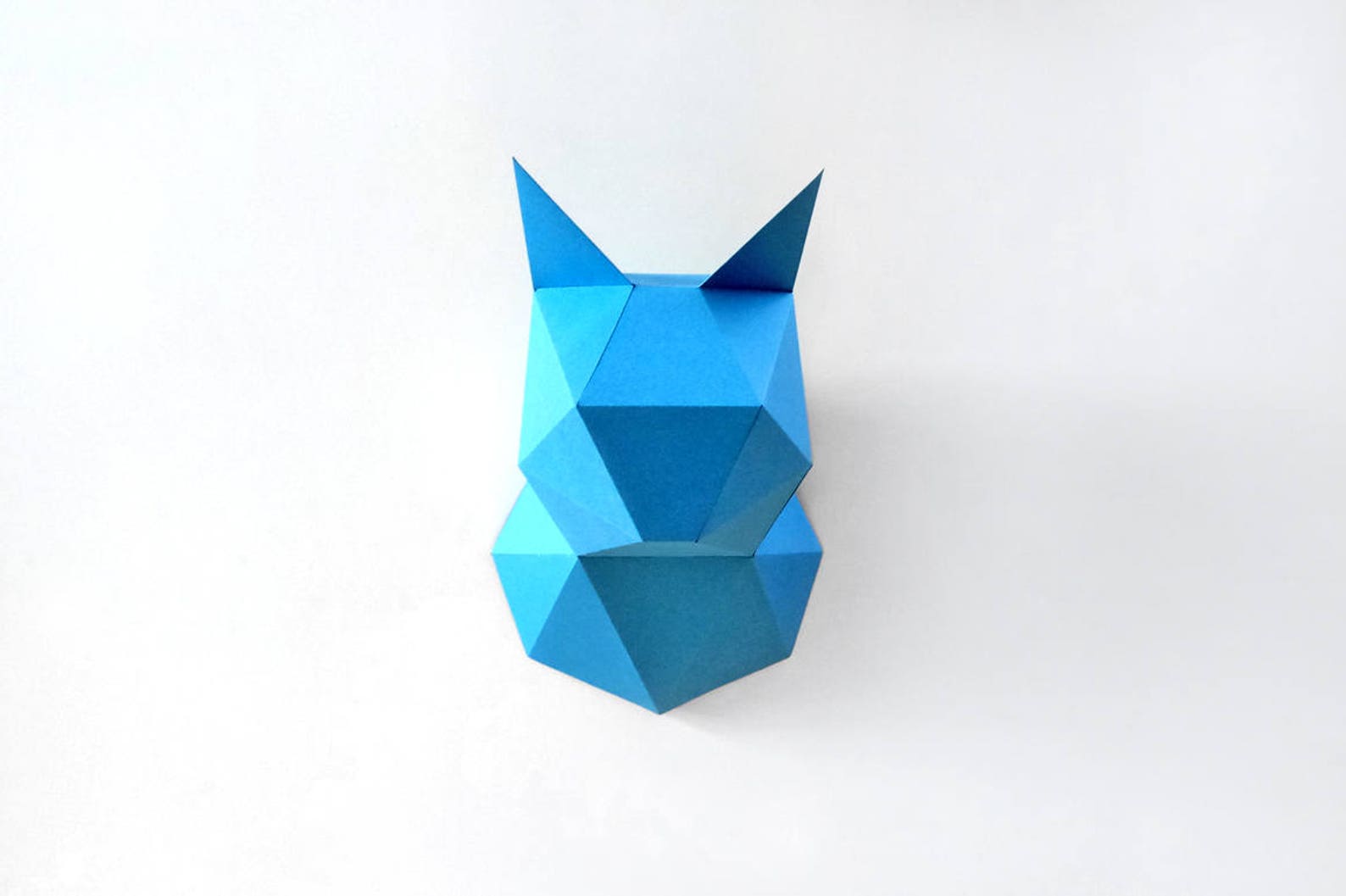 DIY Papercraft Cat Modellowpoly Cat Trophycat - Etsy