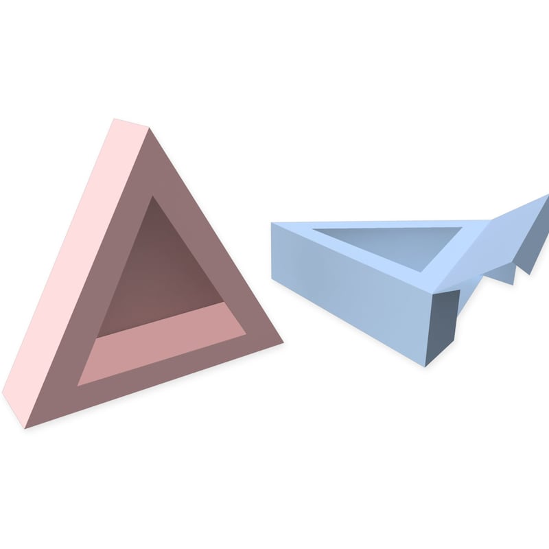 Triangular Box - Etsy