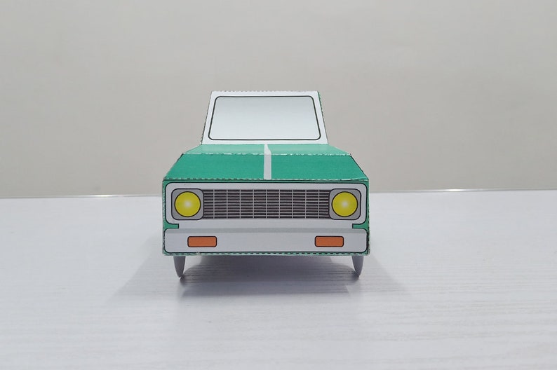 DIY Pick up Truck Favor,party Favor,papercraft Pick up Truck Model ...