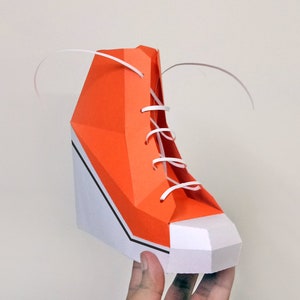 DIY Papercrafts,paper Shoe,canvas Shoe,printable Shoe,3d Shoe Model ...