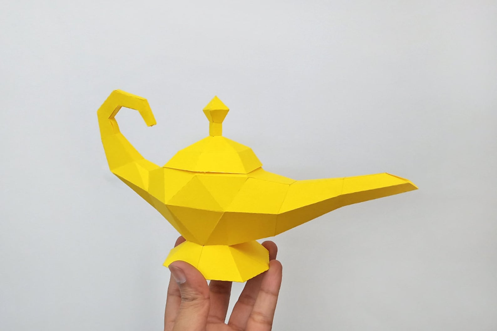 DIY Genie Lamp Papercraft, 3D Printable Template (digital Download) - Etsy