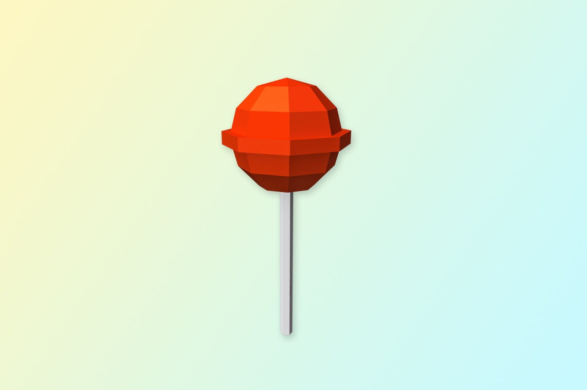 DIY Papercraft Lollypop Candylollypop Propparty - Etsy