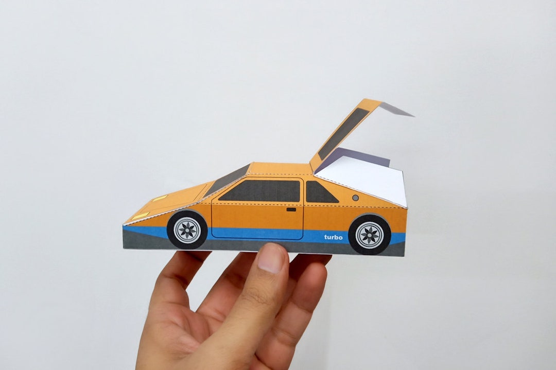 DIY Printable Car Favor,papercraft,instant Digital Download, Paper Gift ...