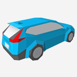 DIY Papercraft Jeep Model,paper Car,3d Papercraft,low Poly Jeep ...