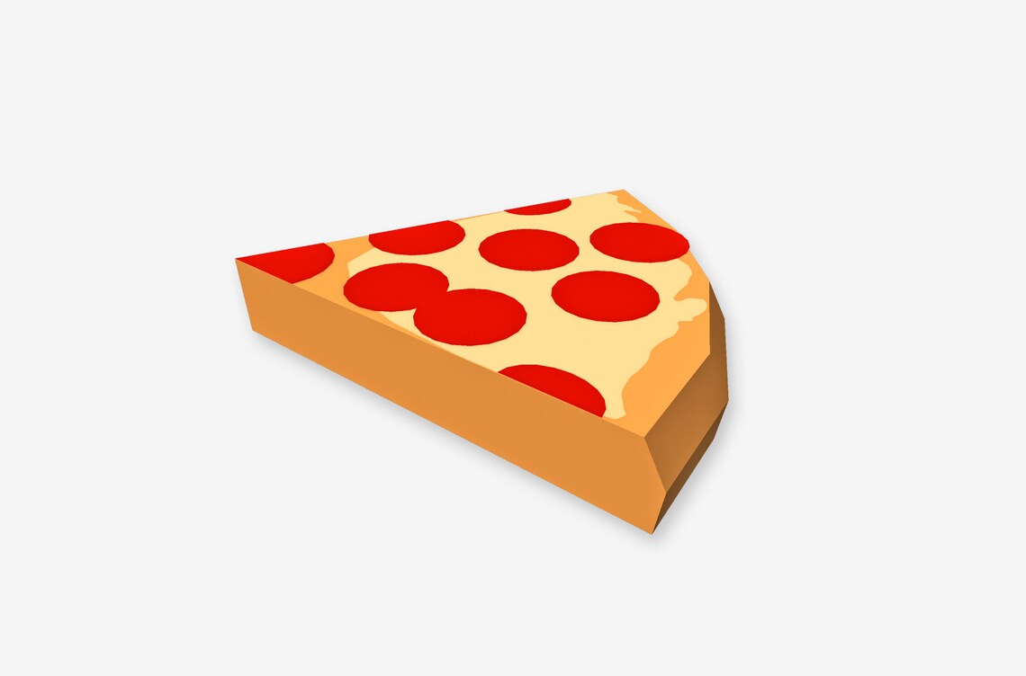 DIY Papercraft Pizza Slicepepperoni Pizzasalami | Etsy