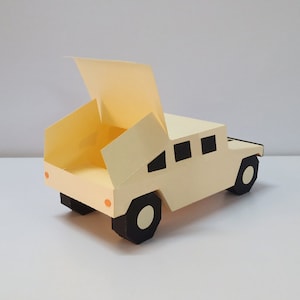 Party Favours for Kids,car Favour,papercraft Car,papercraft Hummer,gift ...