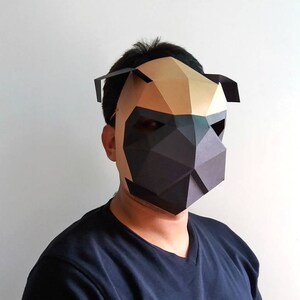 DIY Papercrafts,pug Mask,party Mask,printable Mask,halloween Costume ...