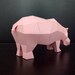 DIY Papercraft Hippo Sculpture,3d Papercraft,papercraft Sculpture ...