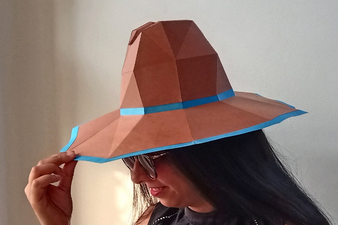 DIY Papercraft Hat, Hat Png, Hat Dxf, Hat Templates, Party Hat Prop ...