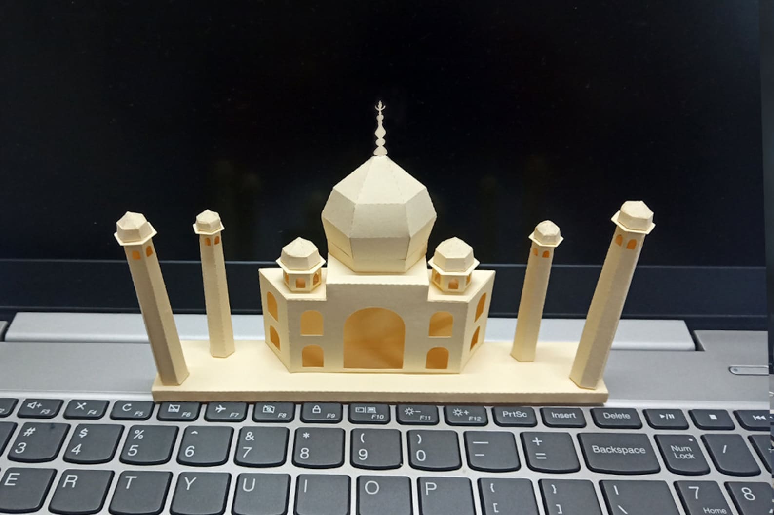 DIY Papercraft Taj Mahal Modellowpoly Taj Mahal Artprintable | Etsy