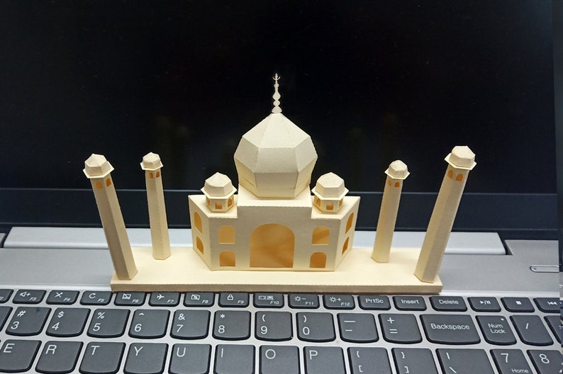 DIY Papercraft Taj Mahal Model,lowpoly Taj Mahal Art,printable Taj ...