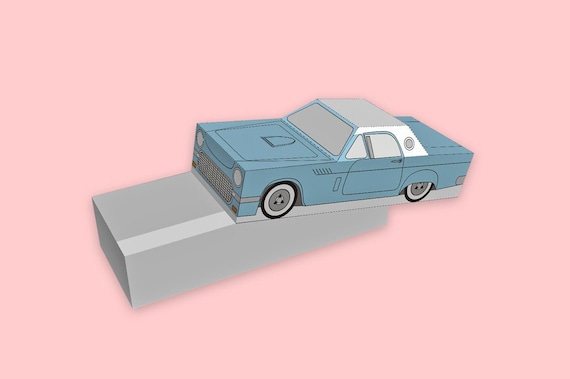DIY Printable Car Favorgoodies Boxpapercraft Cargift - Etsy