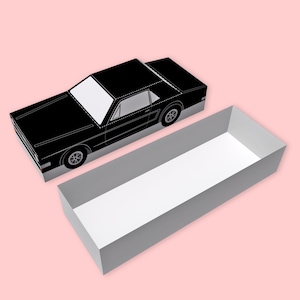DIY Printable Car Favor,papercraft Car,vintage Car,car Gift Box,candy ...