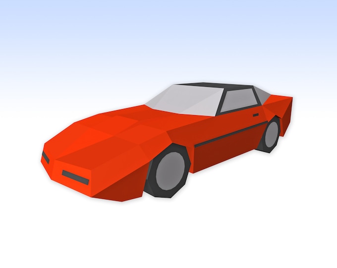 Lamborghini Aventador Racer DIY 3D Papercraft Car Template, Papercraft ...