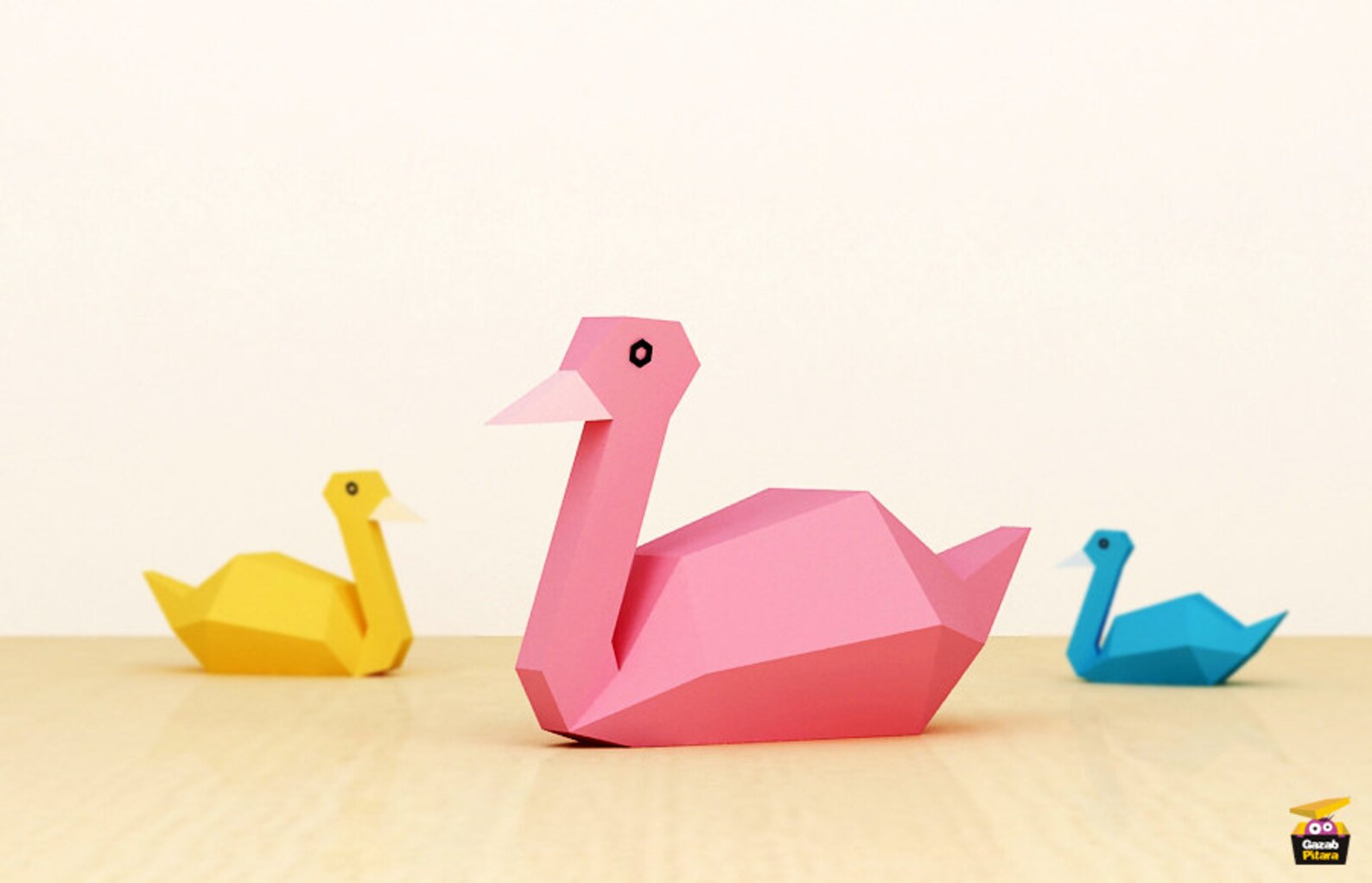 Papercraft Swan DIY Printable Papercraft Digital Download - Etsy Canada
