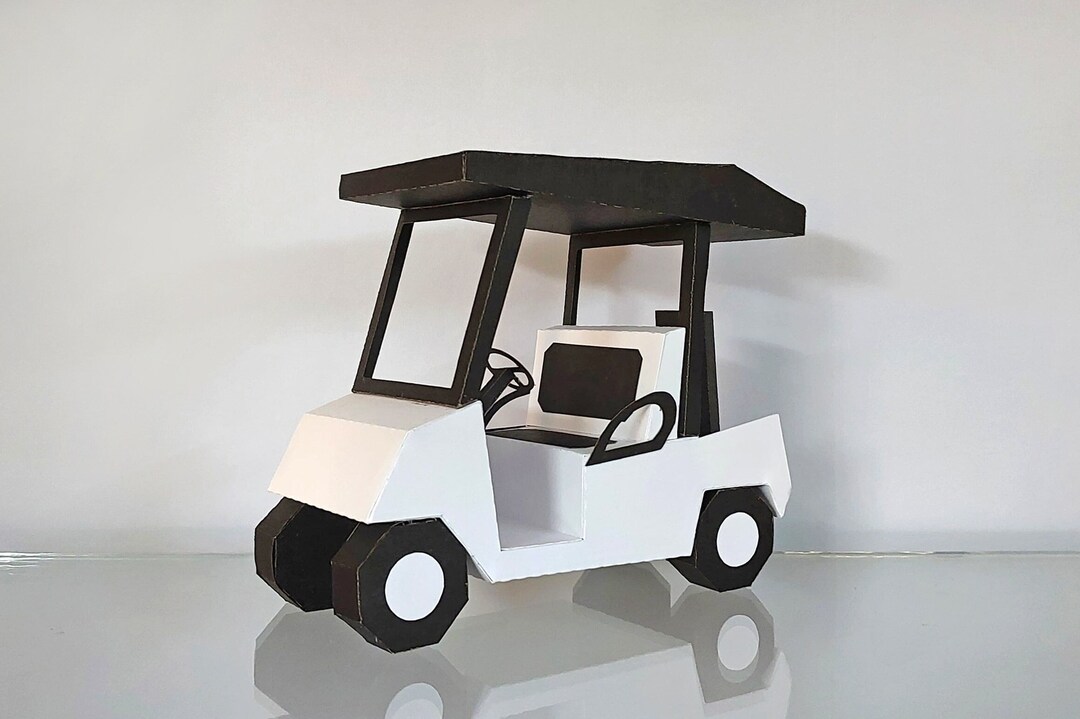 DIY Papercraft Golf Cart, Golf Car, Golf Cart Png, Golf Gifts ...