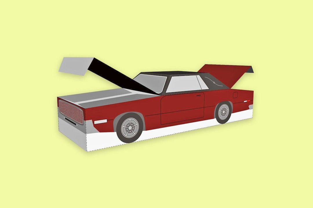 DIY Printable Car Favor,goodies Box,papercraft Car,gift Box,candy Box ...