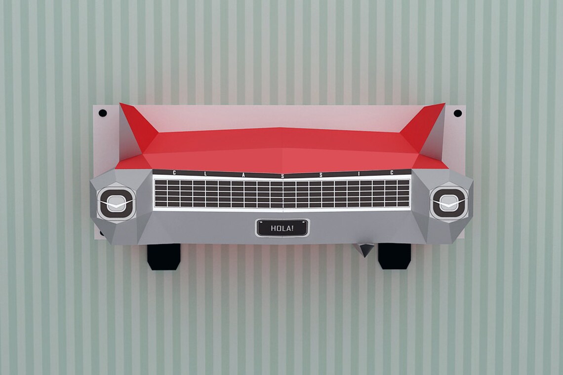 DIY Papercraft Car Backprintable Carpaper Carwall - Etsy