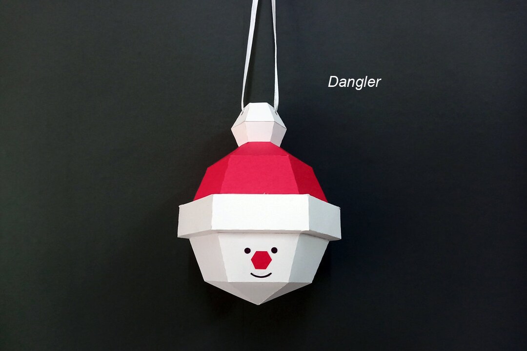 DIY Papercraft Santa Claus,santa Claus Dangler,car Dangler,christmas ...