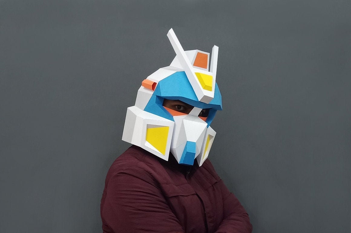 DIY Papercraft Gundam Helmetgundam Cosplaygundam | Etsy Canada