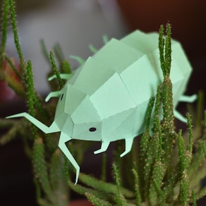 DIY Papercraft Isopod,bug Png,papercraft Bug,papercraft Insect,low Poly ...