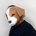 DIY Papercraft Cocker Spaniel,cavalier King Charles,cocker Spaniel Mask ...