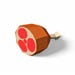 Papercraft Meat Leg Piece, Papercraft Chicken Leg, Red Meat Templates ...