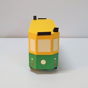 DIY Papercraft Tram,low Poly Papercraft Train,printable Tram,printable ...