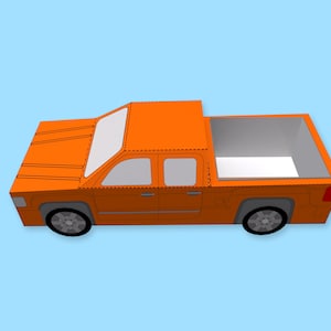 DIY Pick up Truck Favor,party Favor,papercraft Pick up Truck Model ...