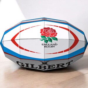 DIY Papercraft Rugby Ball,printable Football,paper Ball,rugby Party ...