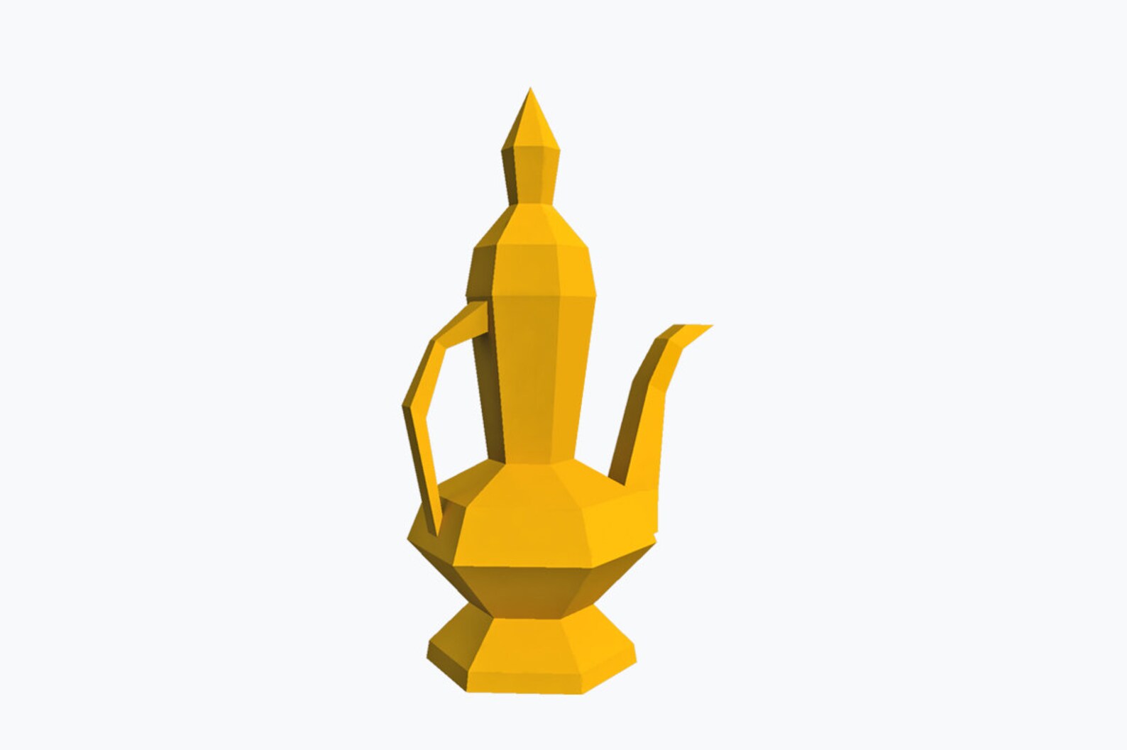 DIY Genie Lamp,genie Papercraft,lamp Papercraft,3d Papercraft Templates ...