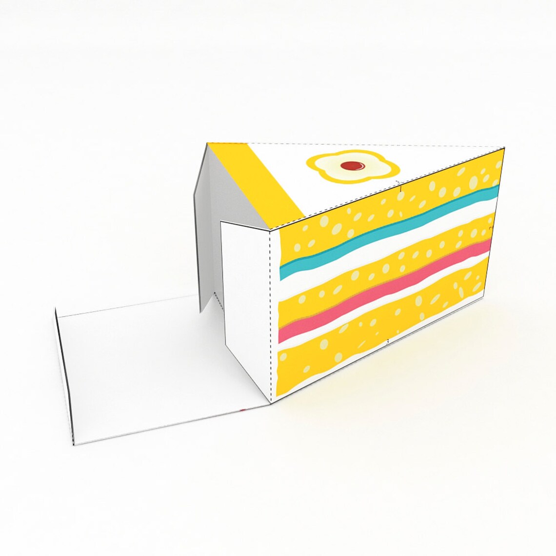 DIY Cake Favor Boxespapercraftinstant Digital - Etsy