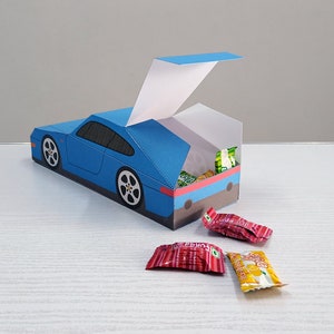 DIY Printable Car Favor,papercraft Car,porsche Carrera 911 Favor,gift ...