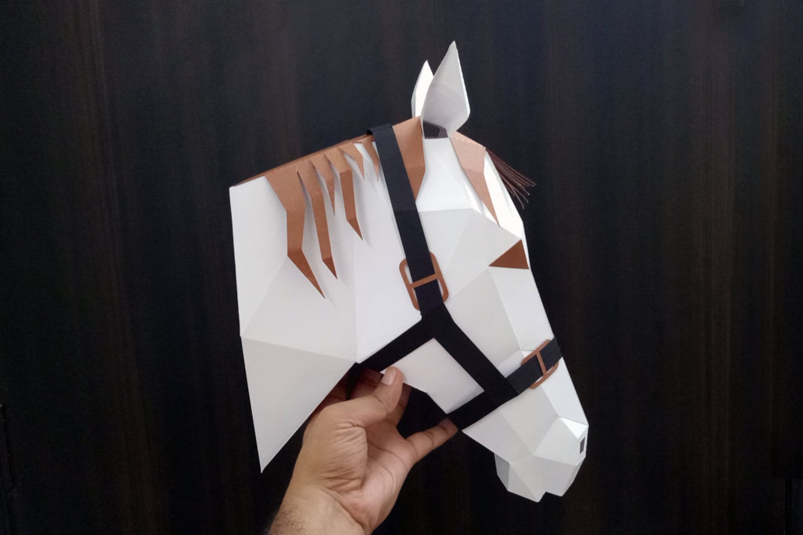 3D Papercraft Horse Trophy, Lowpoly Sculpture (PDF Pattern) - Etsy Canada