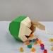 DIY Papercraft Coconut Favor,tropical Party Favor,low Poly Coconut,3d ...