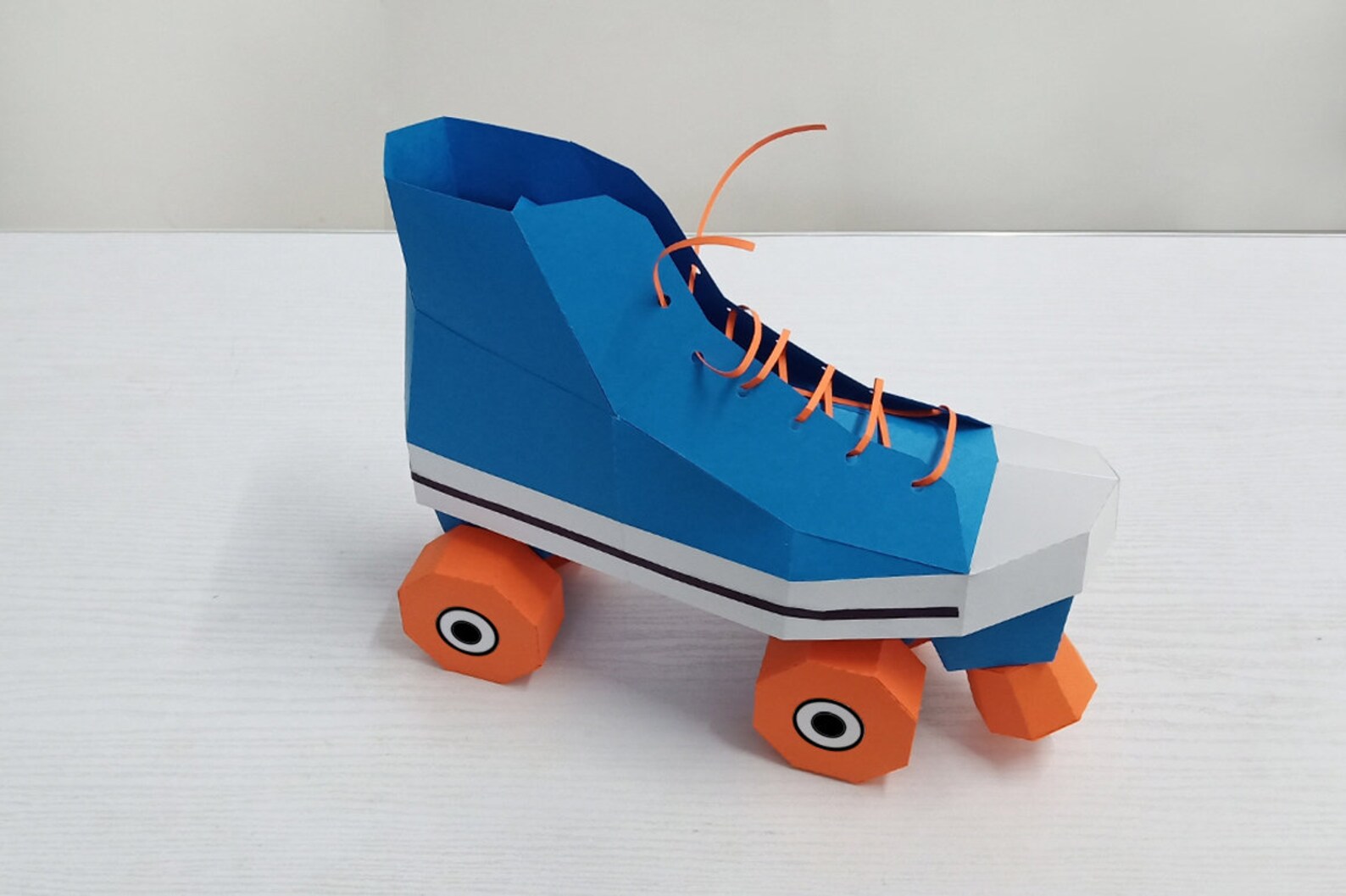 DIY Papercraft Roller Skate Shoescanvas Shoeskate Shoes3d - Etsy