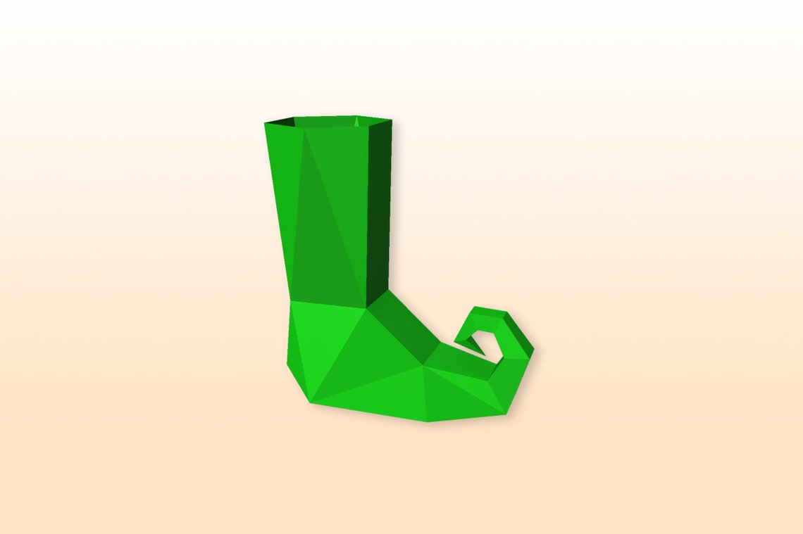 DIY Papercraft Elf Shoe,christmas Shoe,christmas Party,christmas ...