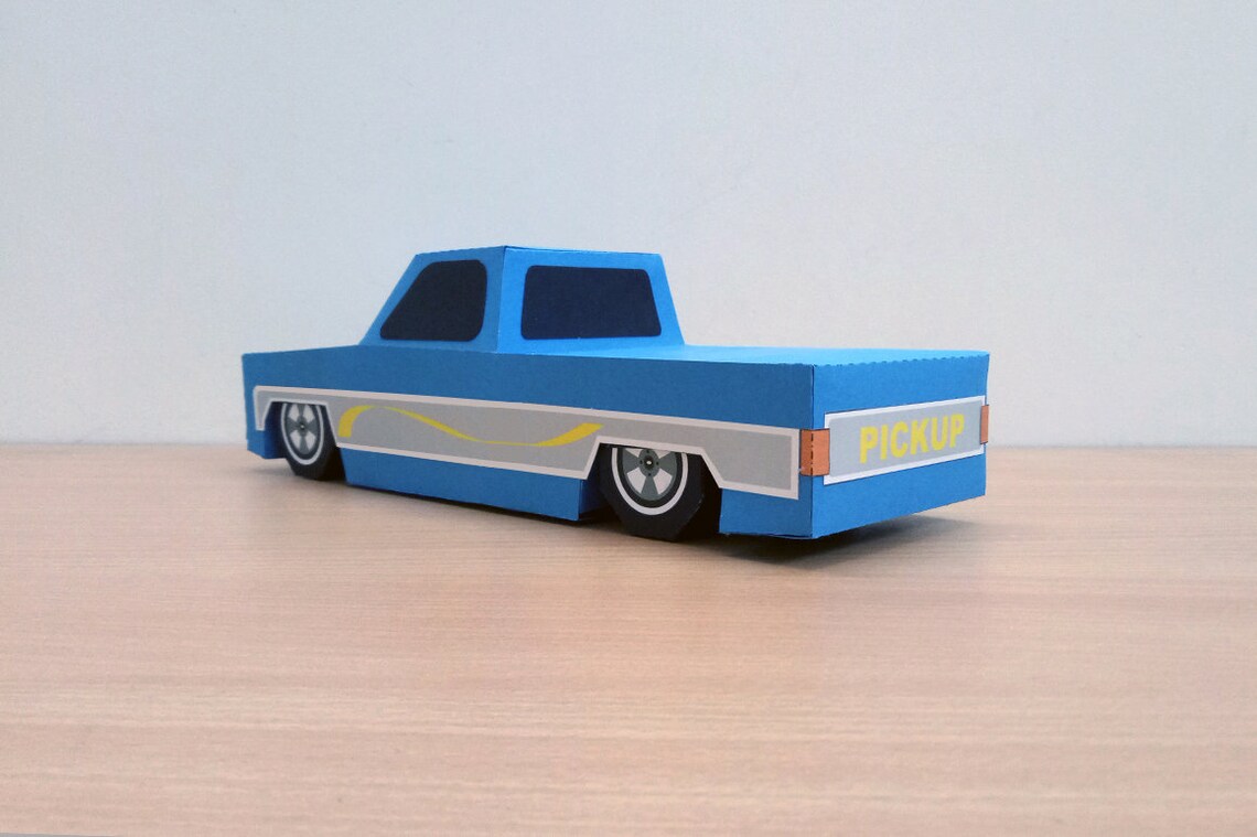 DIY Papercraft Pickup Truck,lowrider Truck,chevy Truck,vintage Car ...