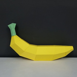DIY Papercraft Banana, Papercraft Fruit,party Decoration, Nursery Decor ...
