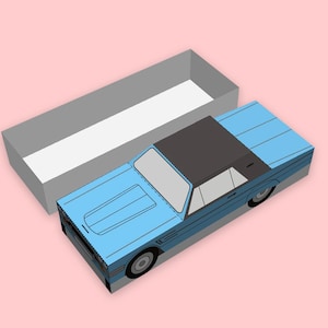 DIY Printable Car Favor,goodies Box,papercraft Car,gift Box,candy Box ...