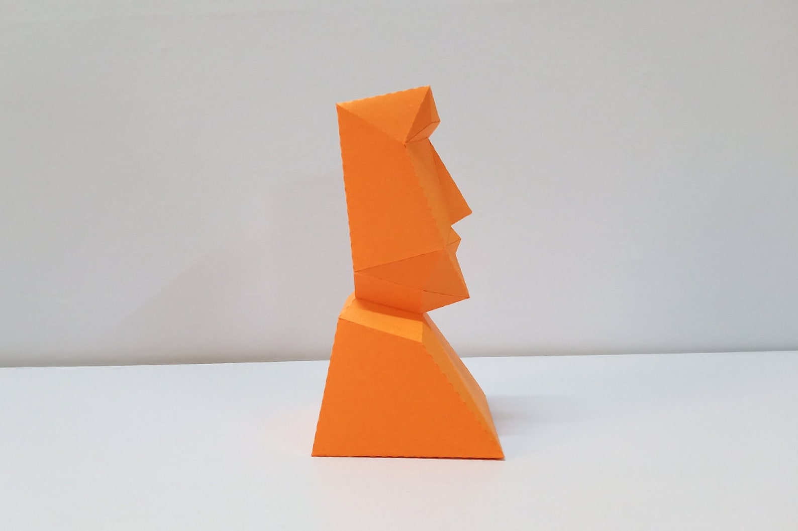 DIY Papercraft Moai Statue, Easter Island Sculpture (PDF Pattern) - Etsy