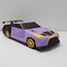 DIY Papercraft Sports Car,paper Car,3d Papercraft,low Poly Papercraft ...