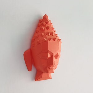 DIY Papercraft Buddha Head Trophy,buddha Trophy,buddha Gifts,buddha ...