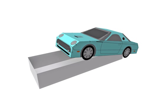 DIY Printable Car Favorpapercraft Carvintage Carcar Gift - Etsy