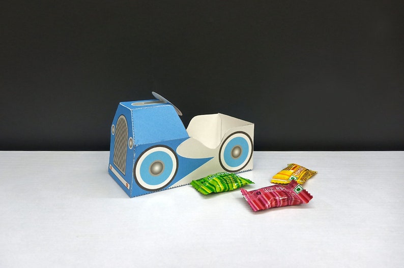 DIY Printable Car Favorpapercraft Cargift Boxcandy | Etsy