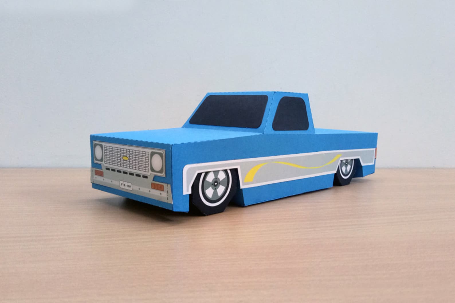 DIY Papercraft Pickup Truck,lowrider Truck,chevy Truck,vintage Car ...